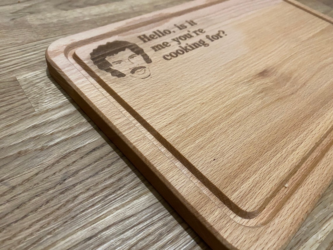 Laser Engraved Chopping Board hello is It Me Your Cooking - Etsy
