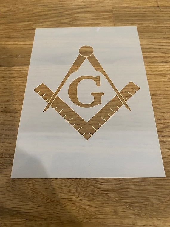 Free Mason Masonic G Mylar Stencil Airbrushing Wall Art - Etsy