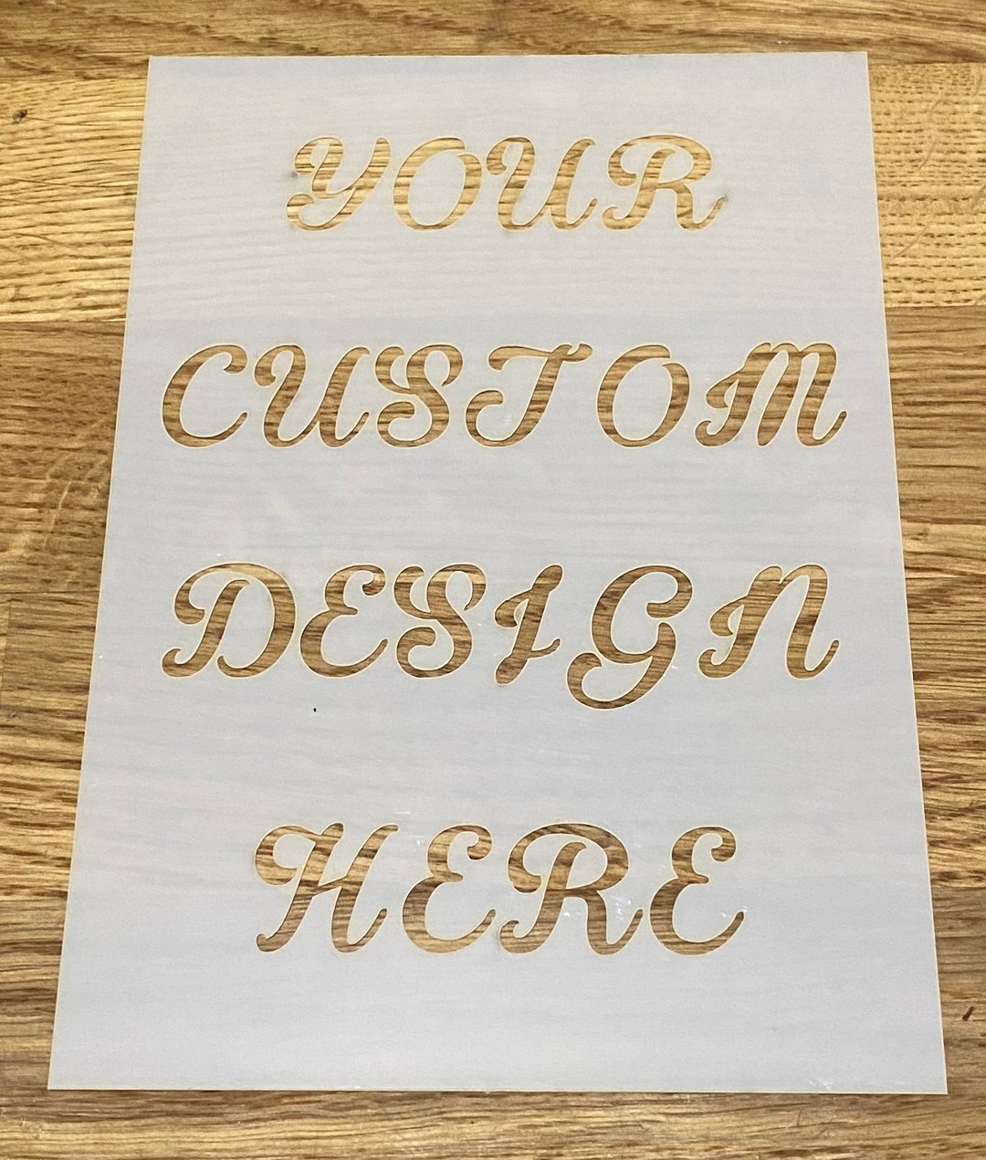 Mylar Stencil, Custom Design, Airbrushing, Laser Cut, Personalised ...