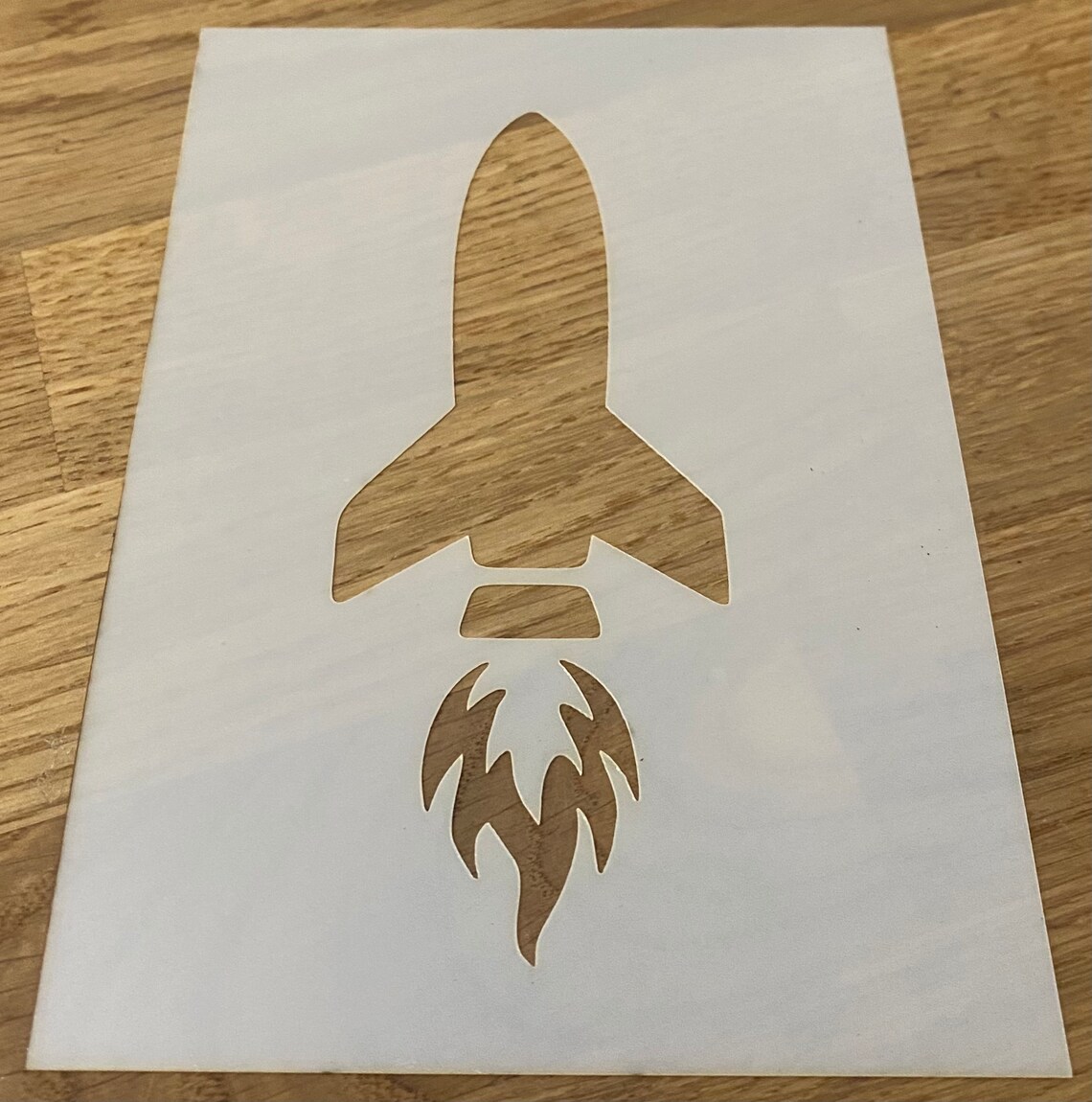 Rocket and Space Shuttle Mylar Stencil Airbrushing Wall - Etsy