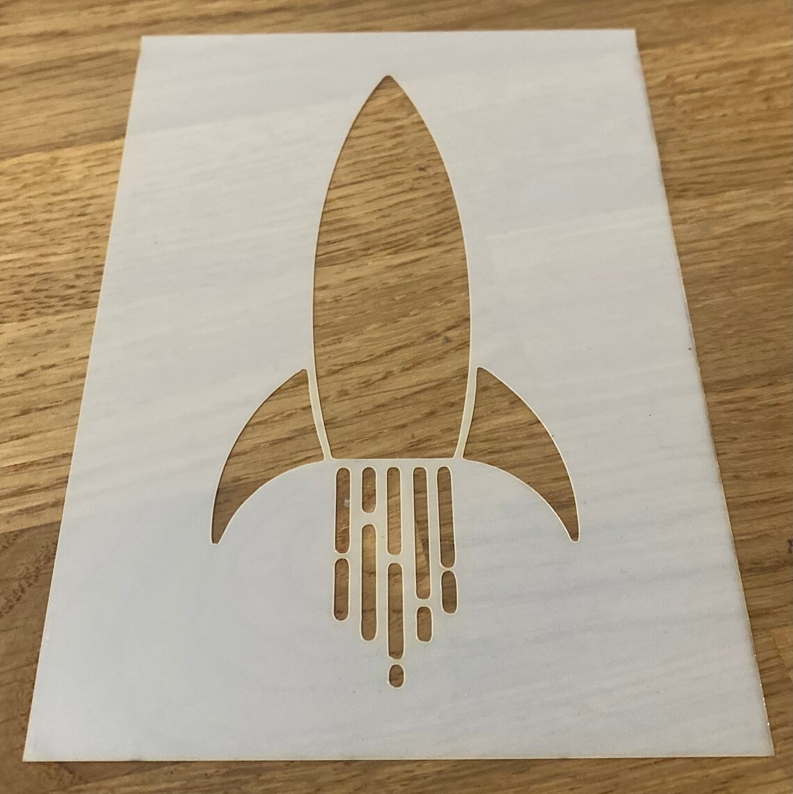 Rocket and Space Shuttle, Mylar Stencil, Airbrushing, Wall Art, Laser ...