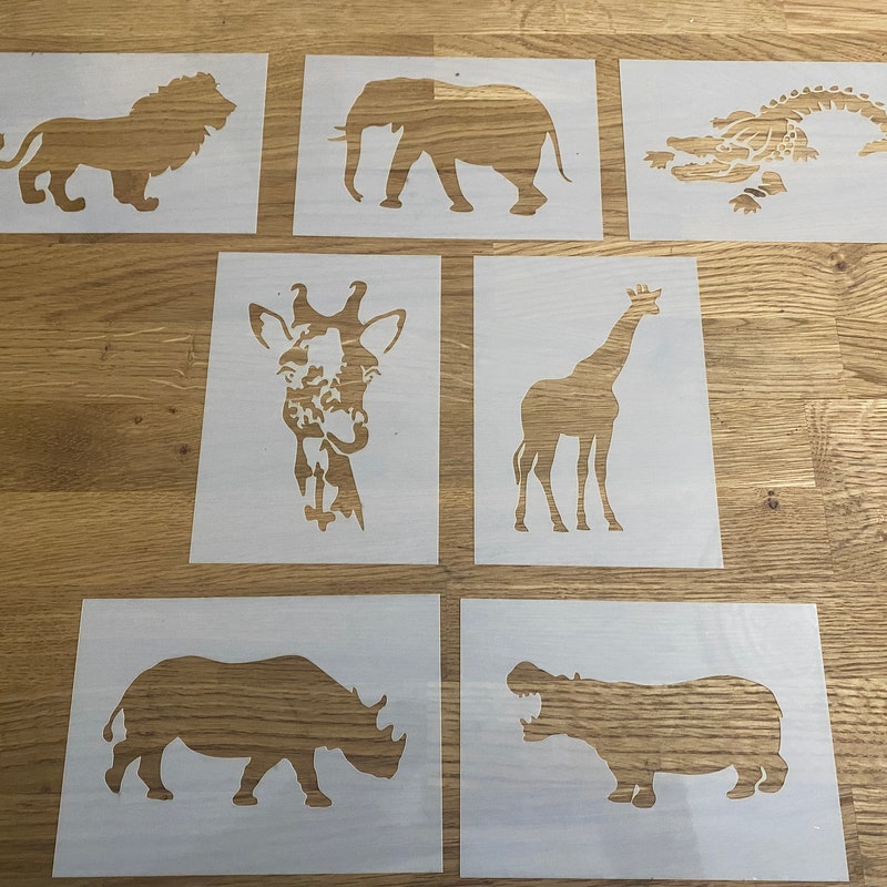 Animal Stencils - Etsy