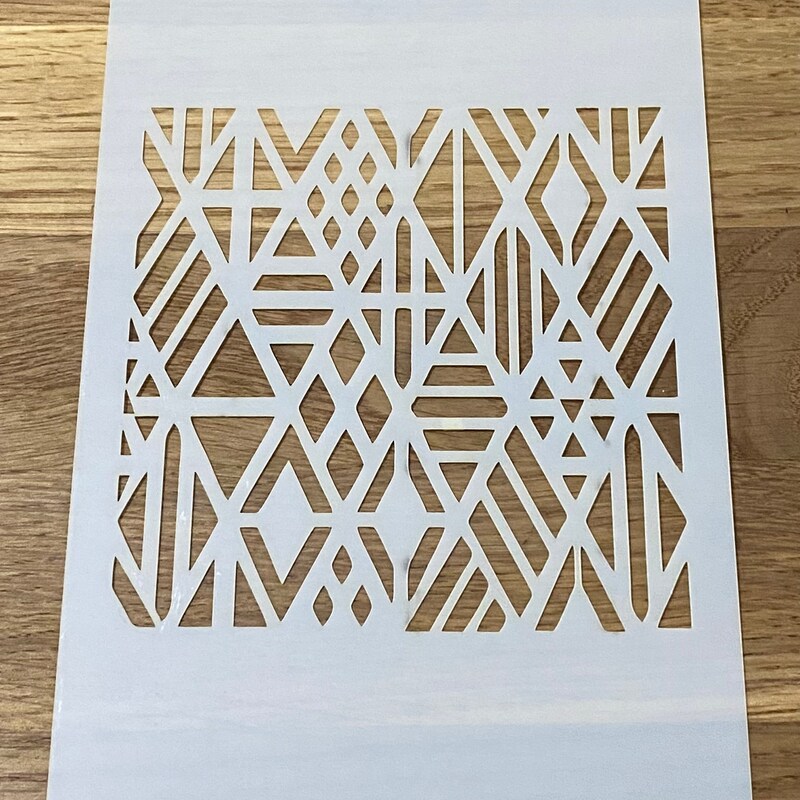 Geometric Stencil - Etsy