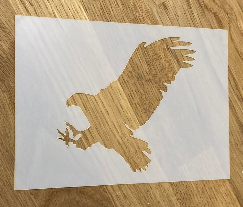 Eagles Mylar Stencil Airbrushing Laser Cut Wall Art USA - Etsy