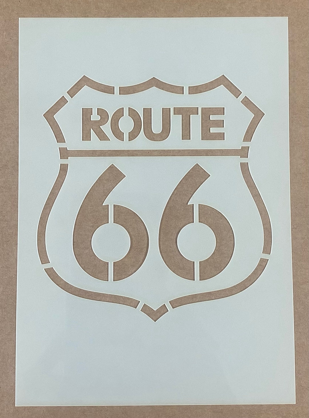 Mylar Stencil, Route 66, Airbrushing, Wall Art, Painting, Craft - Etsy