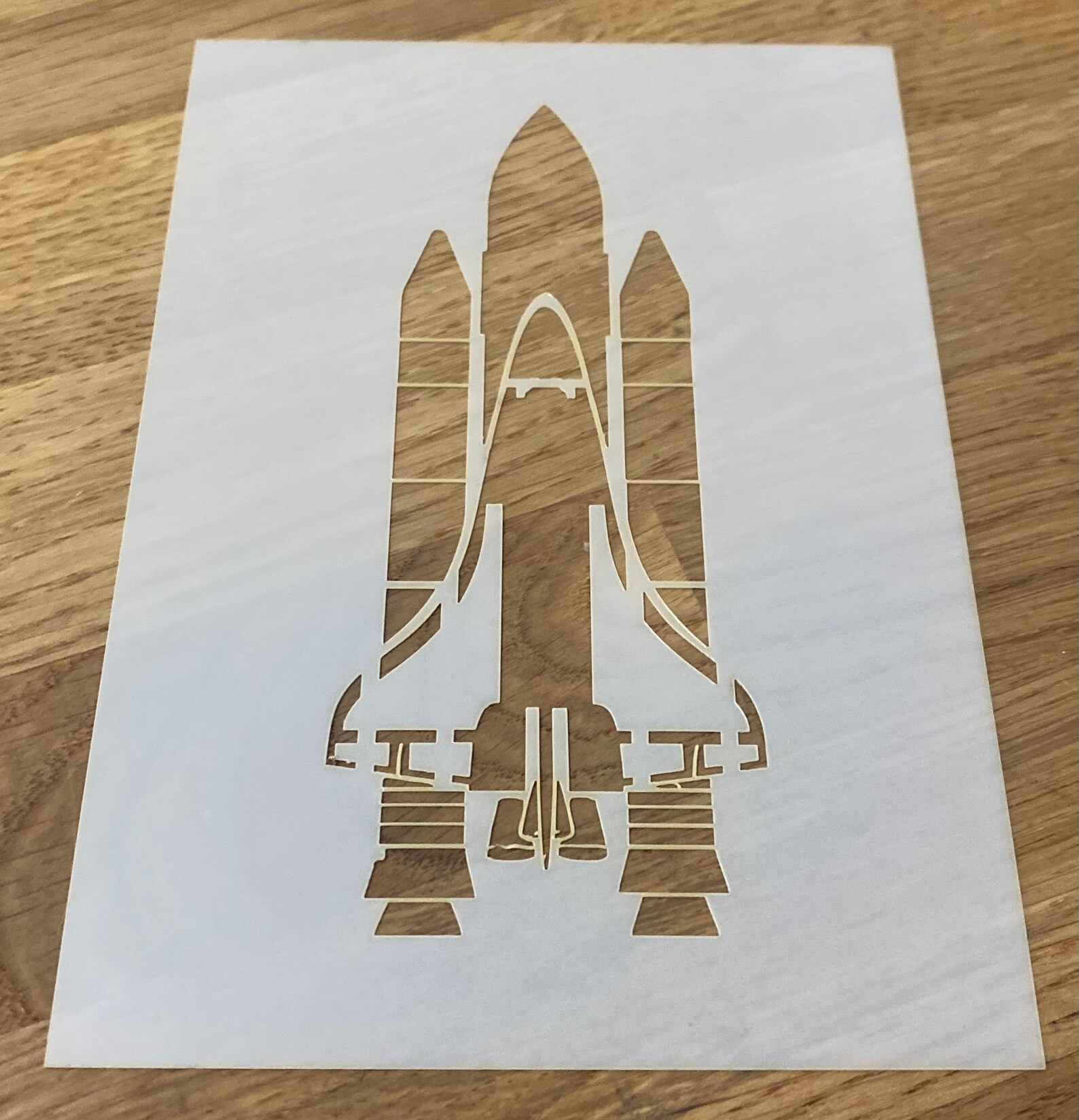 Rocket and Space Shuttle Mylar Stencil Airbrushing Wall - Etsy