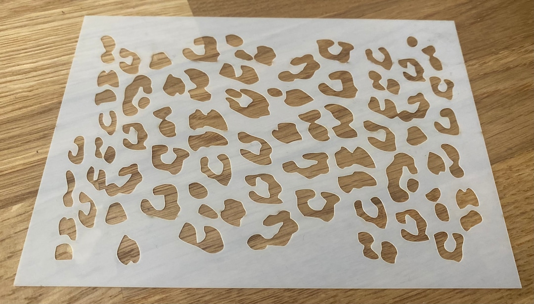 Leopard, Mylar Stencil, Airbrushing, Leopard Spots, Leopard Print ...