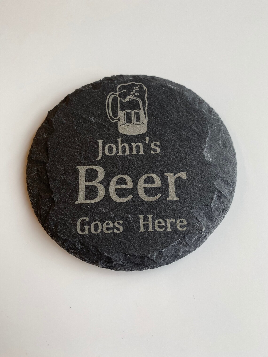 Slate Coaster Personalised Your Drink Here Tea Coffee Gin | Etsy