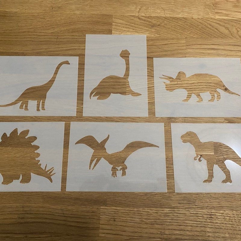 T Rex Stencil - Etsy