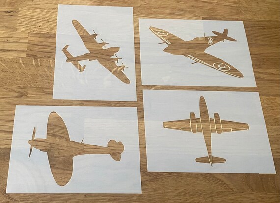 WWII Planes Mylar Stencil Airbrushing Spitfire World War 2 - Etsy