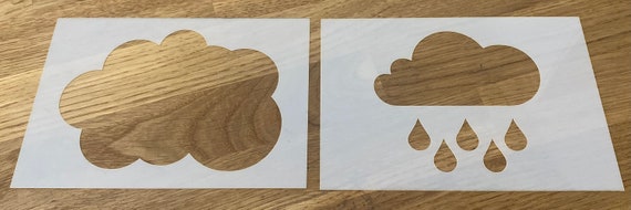 Clouds Mylar Stencil Airbrushing Cloud Laser Cut Craft | Etsy
