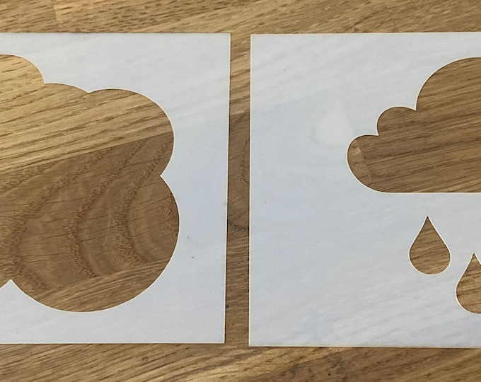 Clouds, Mylar Stencil, Airbrushing, Cloud, Laser Cut, Craft, Wall Art ...