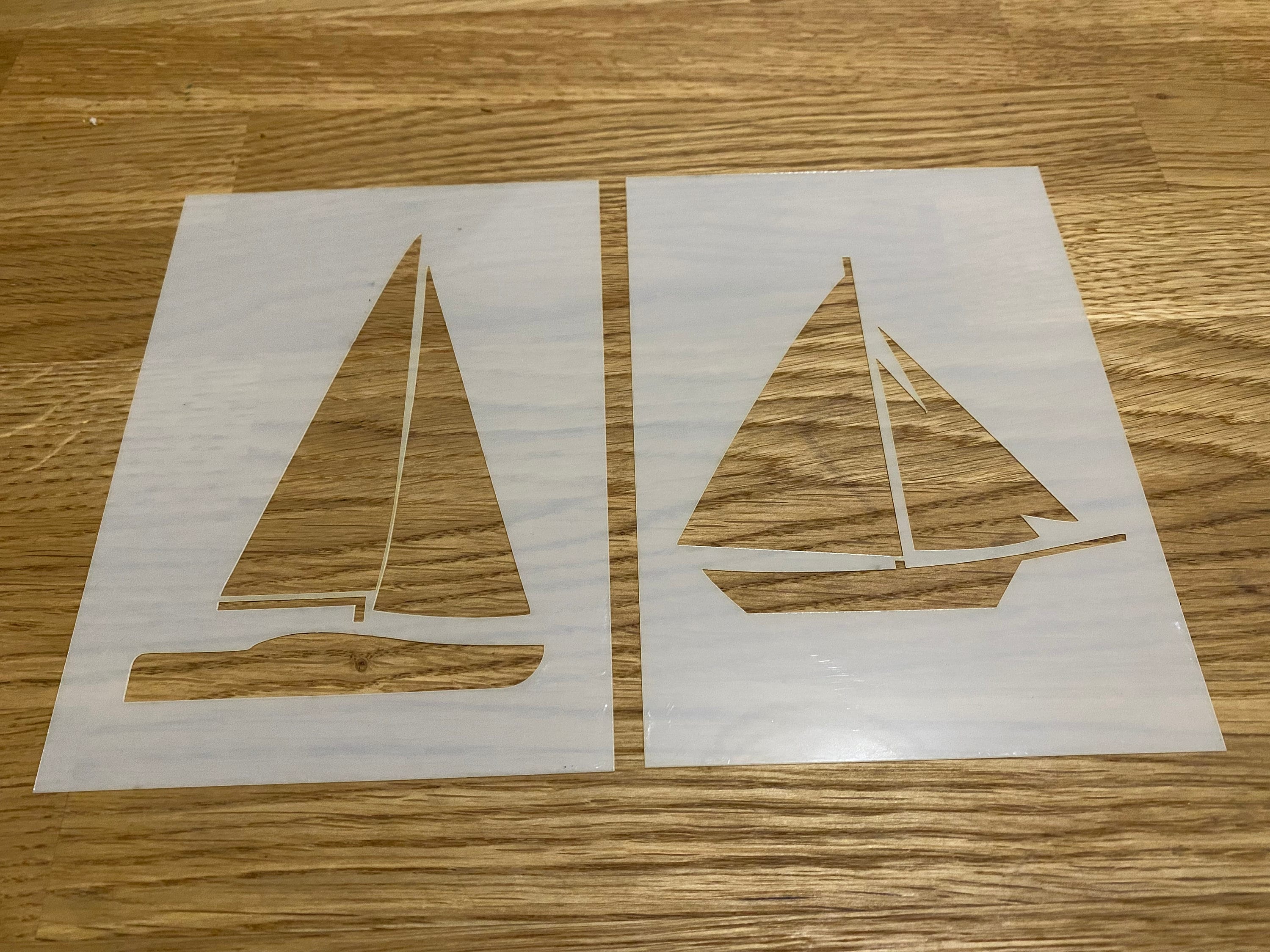 Sailing Boat Yacht Mylar Stencil Airbrushing Wall Art | Etsy