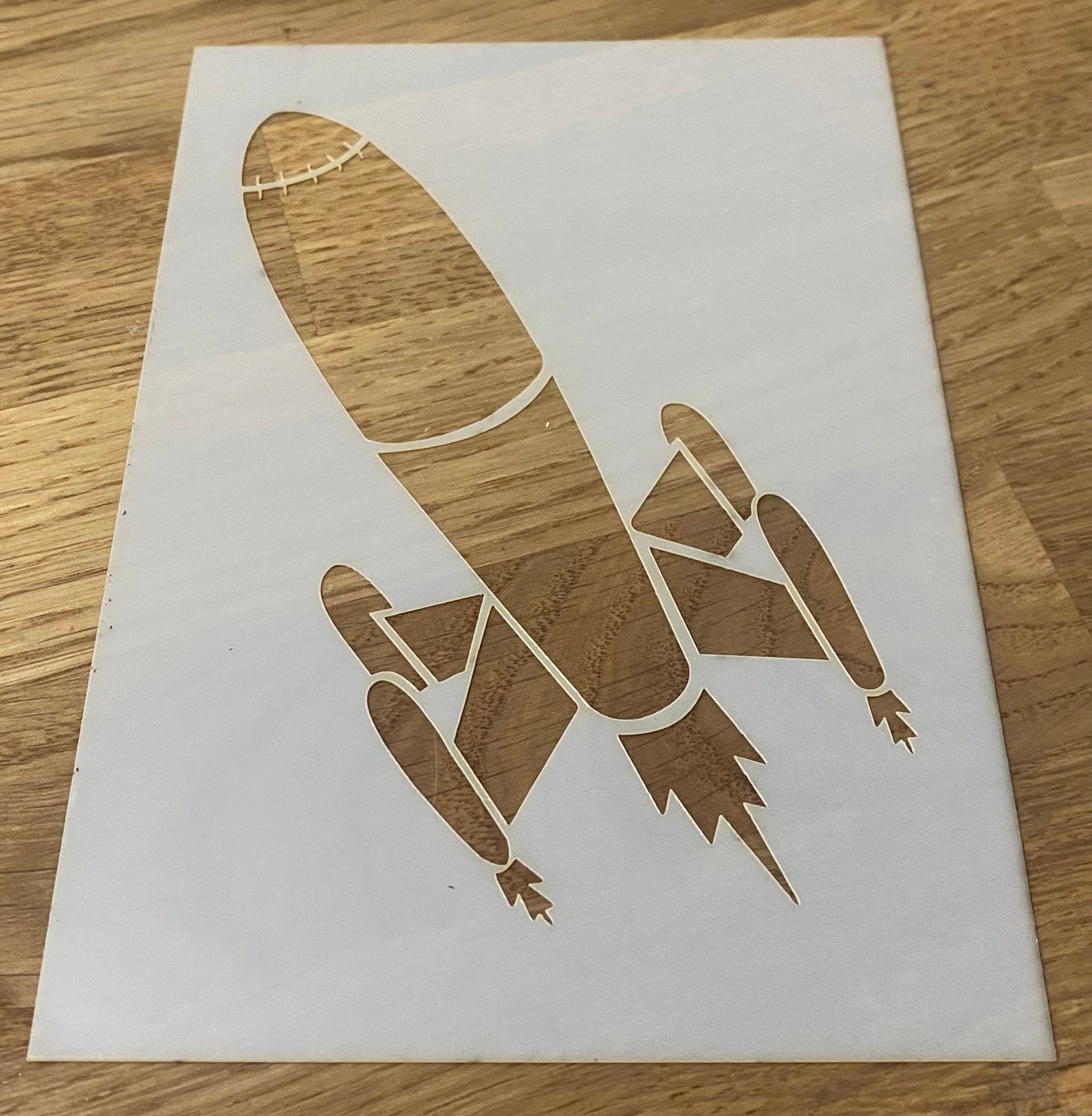 Rocket and Space Shuttle Mylar Stencil Airbrushing Wall - Etsy