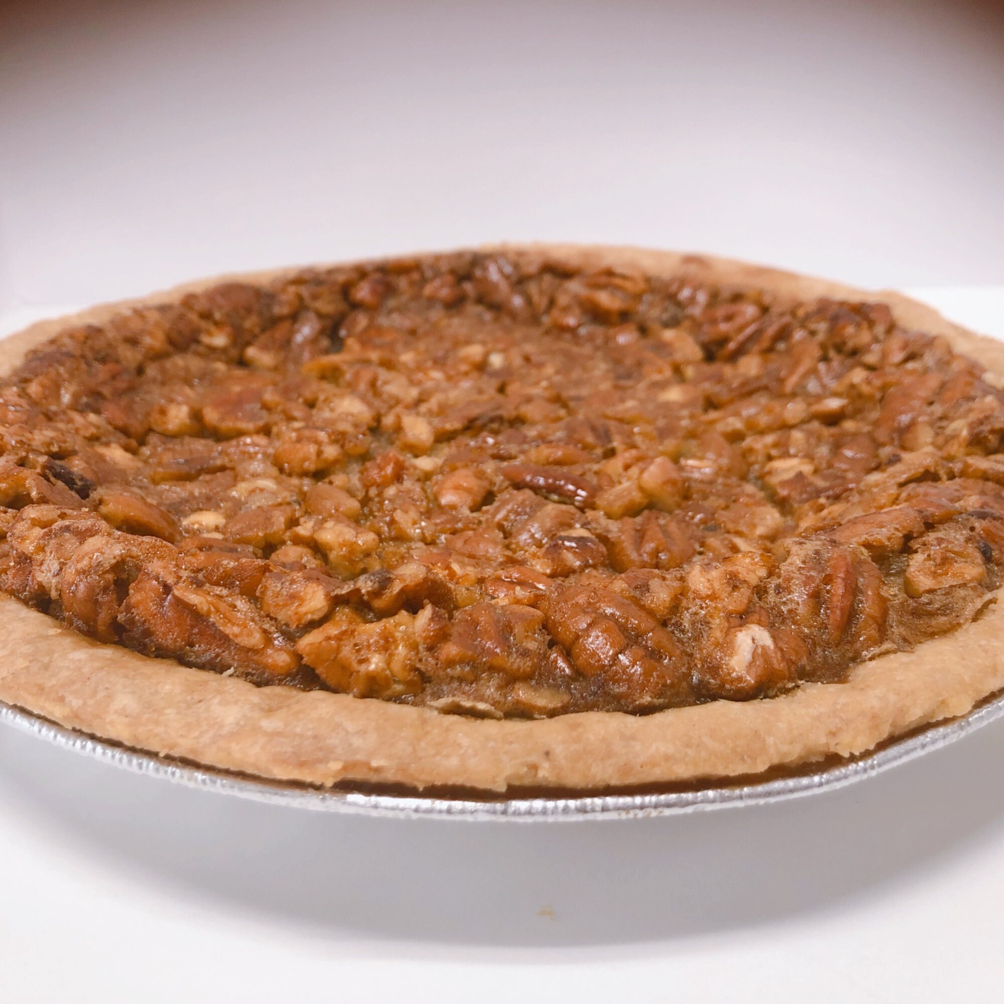 Handmade Gourmet Pecan Pie With Fresh Plump Pecans, Flaky Crust ...