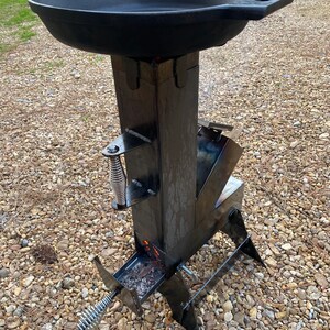 Rocket Stove Only With Skillet Holder Attachment - Etsy
