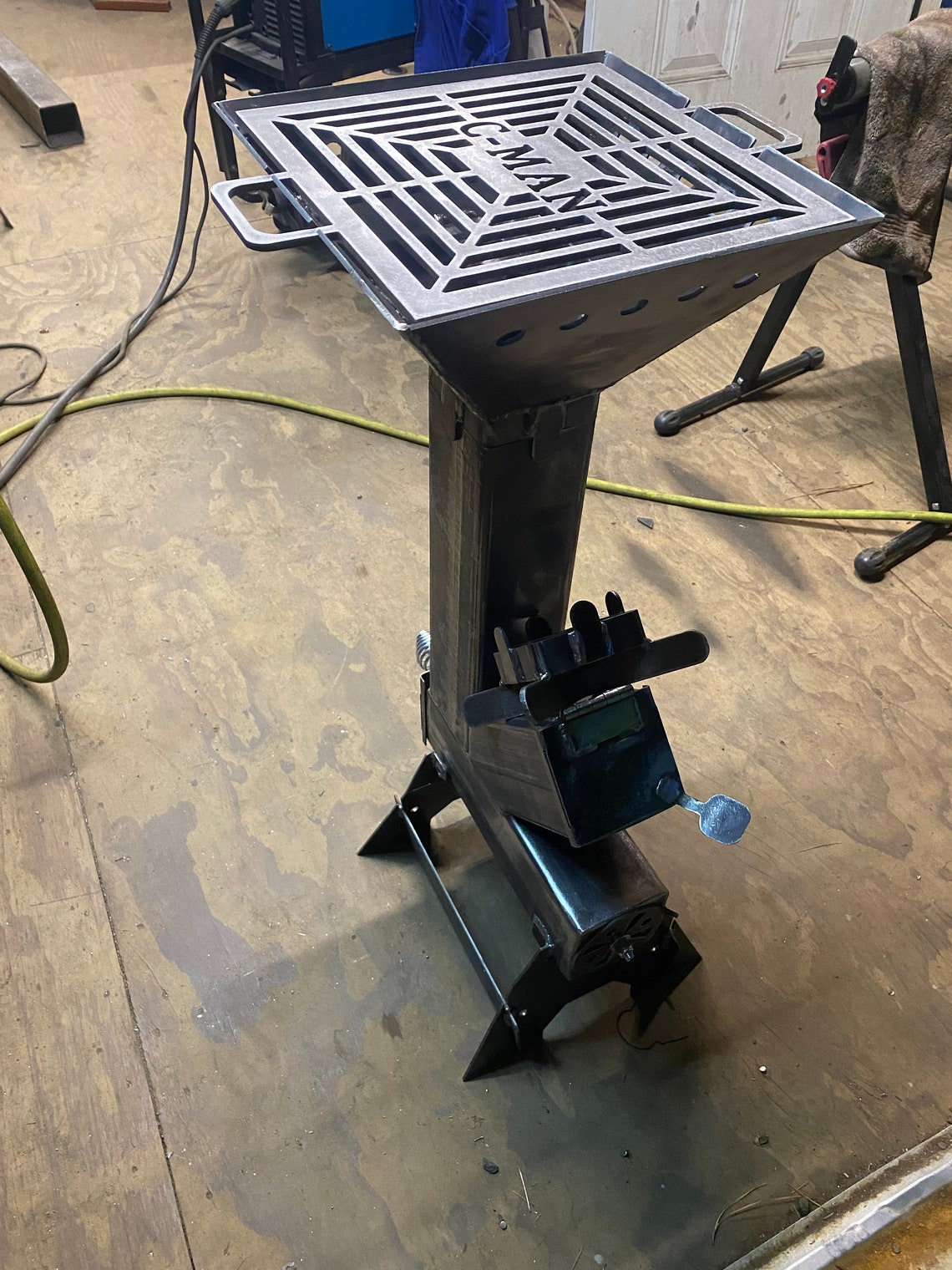 12” Grill Top Attachment for Rocket Stove(rocket Stove Not Included) - Etsy