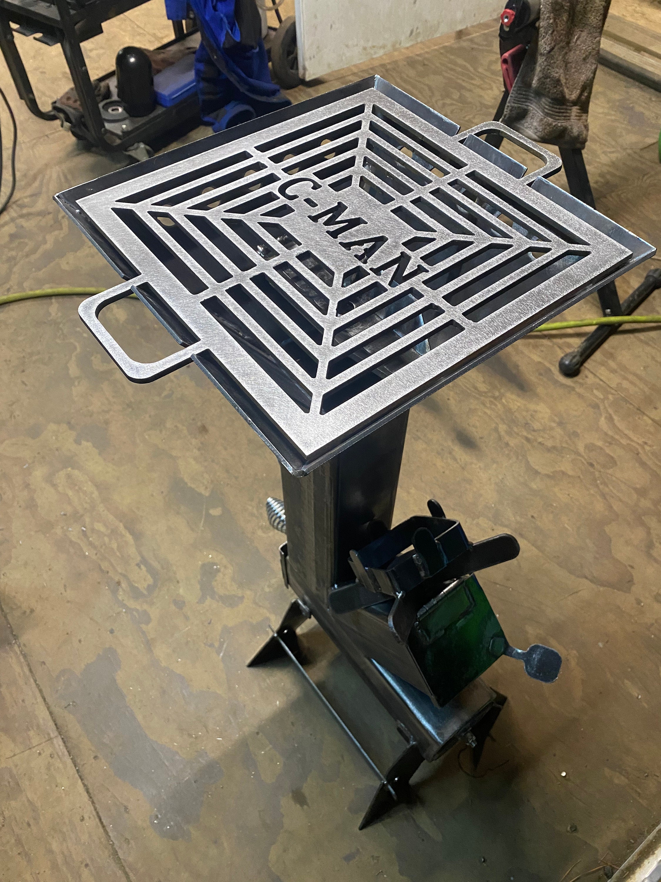 12” Grill Top Attachment for Rocket Stove(rocket Stove Not Included) - Etsy