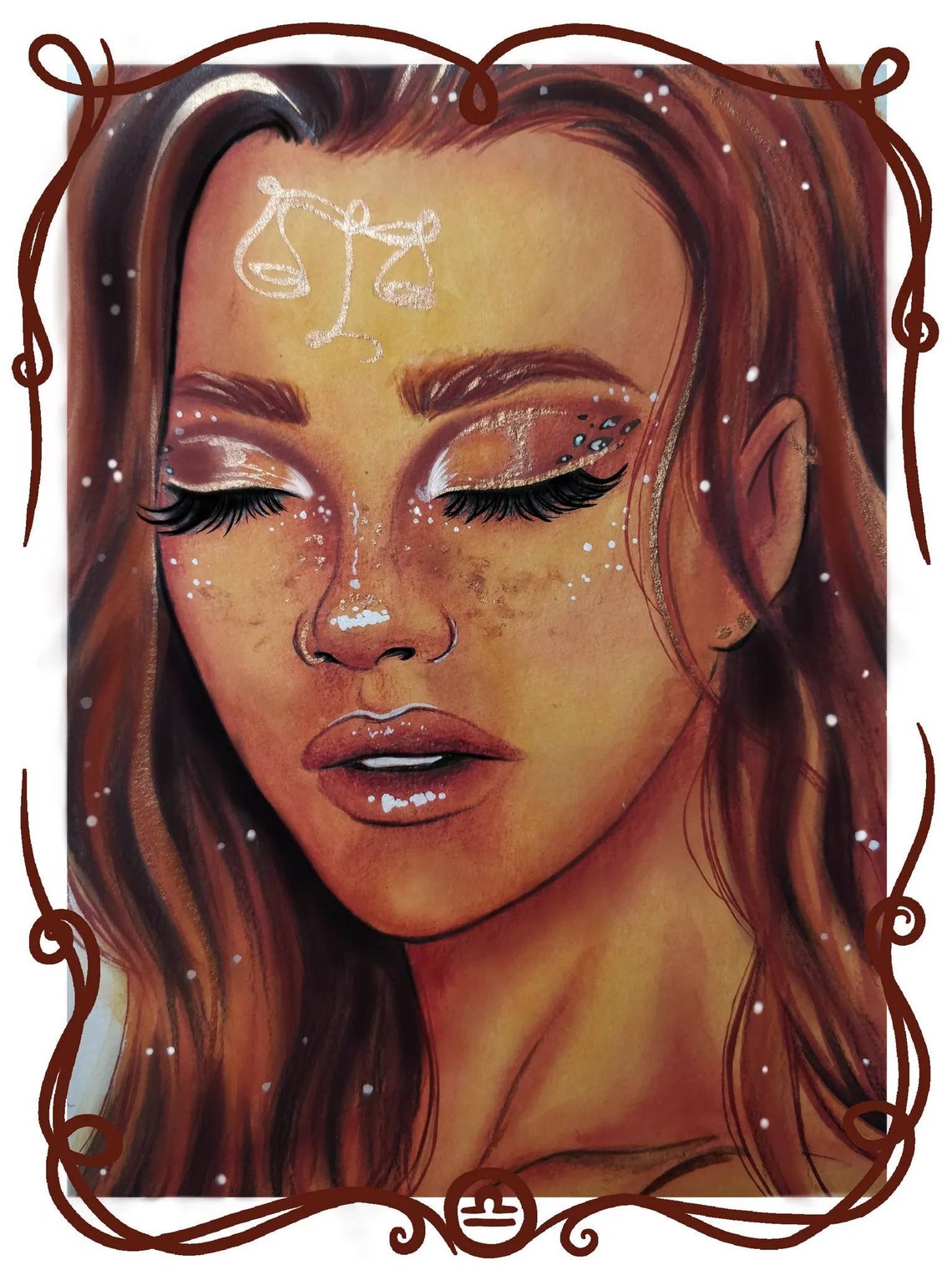 Signe astro Balance impression - Etsy France