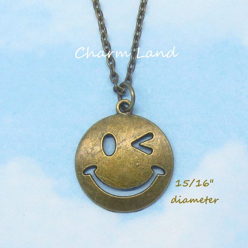 Emoji Necklace - Etsy