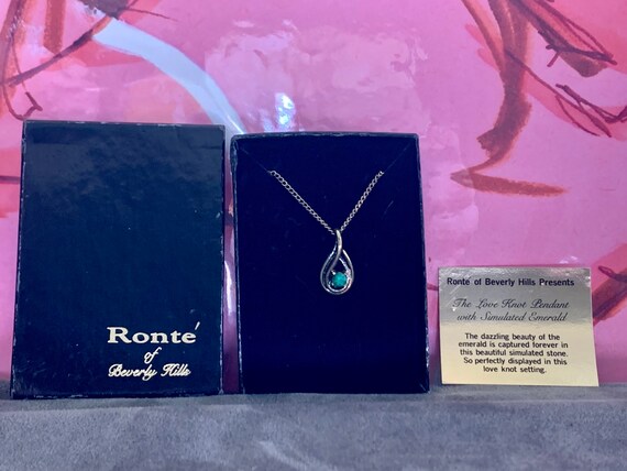 Vintage Ronté of Beverly Hills Gold Filigree Love Kno… - Gem