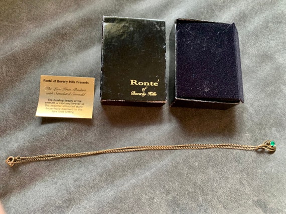 Vintage Ronté of Beverly Hills Gold Filigree Love Kno… - Gem