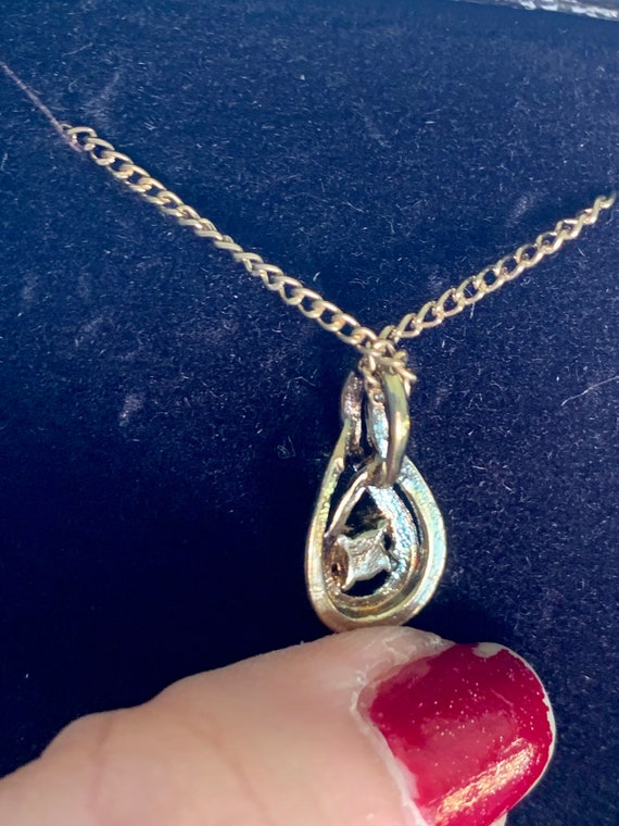 Vintage Ronté of Beverly Hills Gold Filigree Love Kno… - Gem