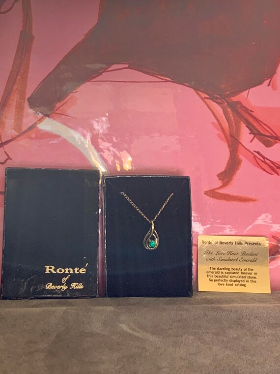 Vintage Ronté of Beverly Hills Gold Filigree Love Kno… - Gem