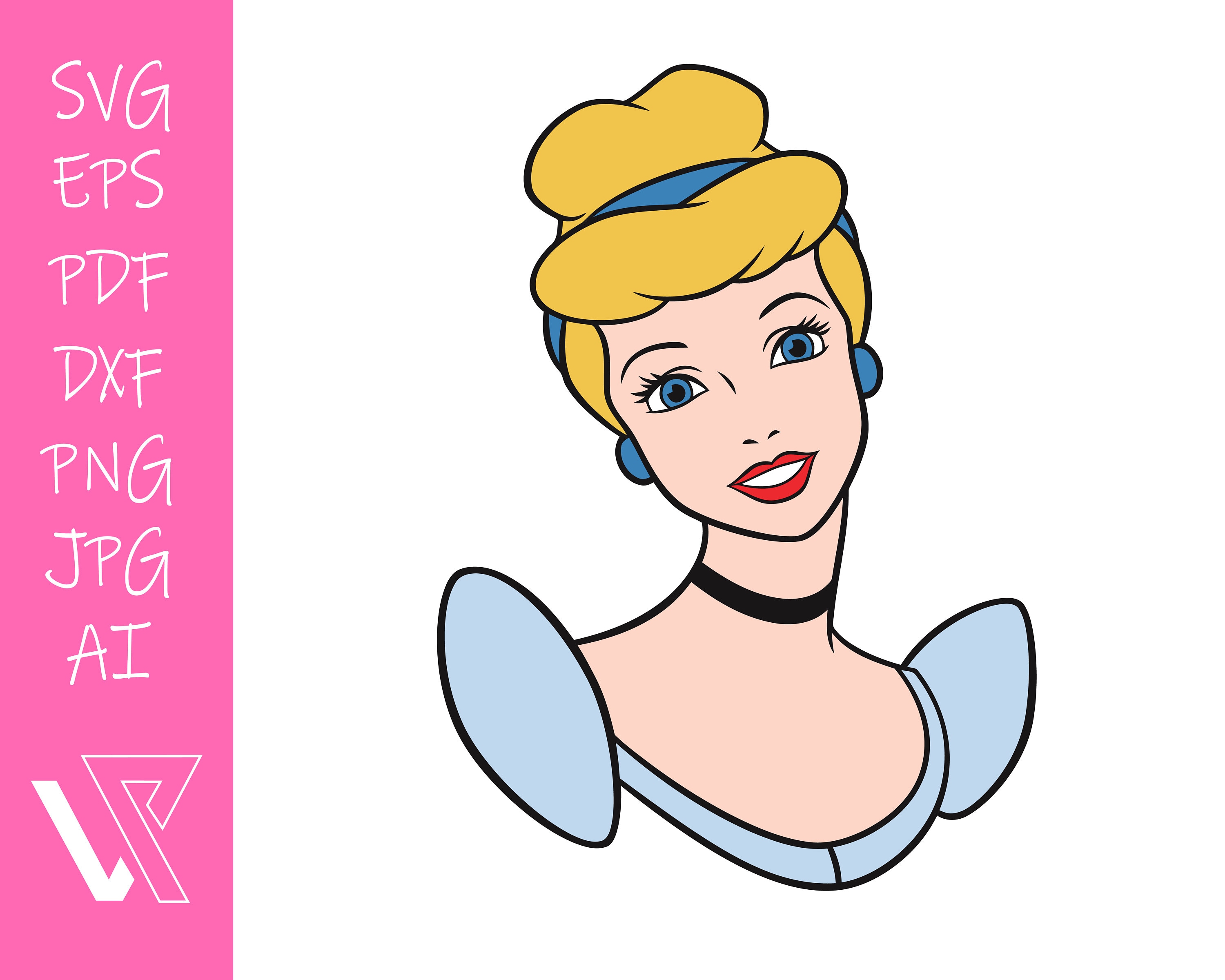 Cinderella Princess Layered SVG Cricut Cut File Silhouette Vector ...