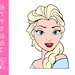 Elsa Princess Layered SVG Cricut Cut File Silhouette Vector Artwork ...