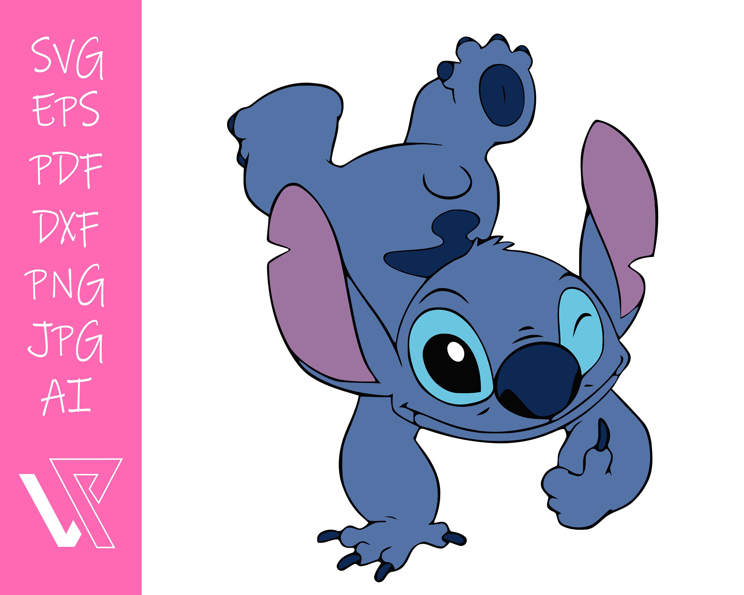 Stitch Layered SVG Cricut Cut File Silhouette Vector Artwork Instant ...