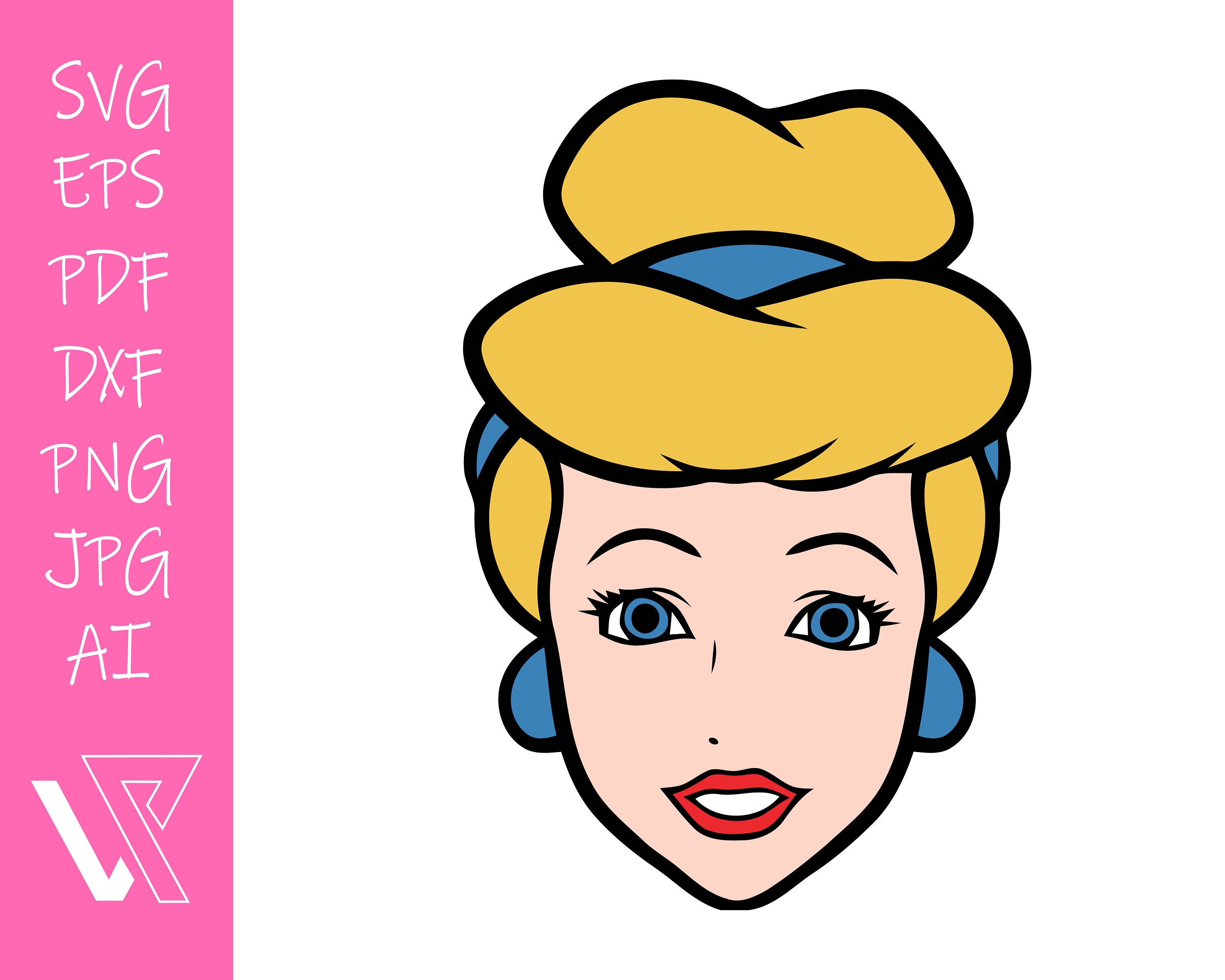 Cinderella Princess Layered SVG Cricut Cut File Silhouette Vector ...