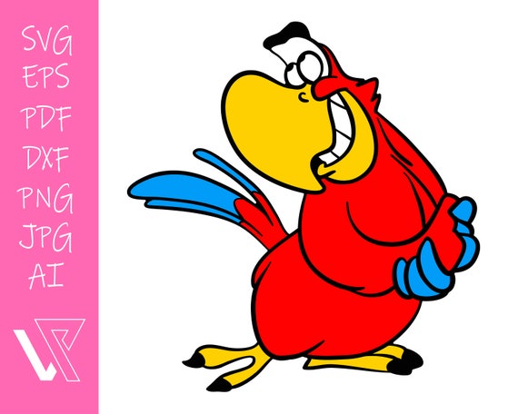 Iago Parrot Aladdin Layered SVG Cricut Cut File Silhouette - Etsy Canada