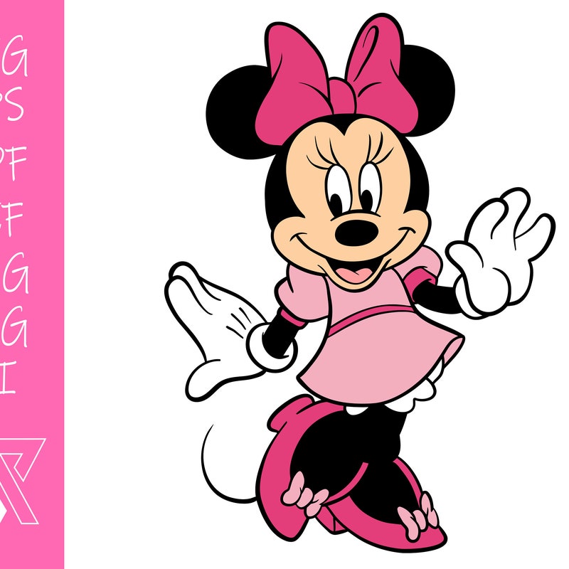 Minnie Mouse Svg - Etsy
