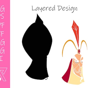 Jafar Aladdin Layered SVG Cricut Cut File Silhouette Vector Artwork ...