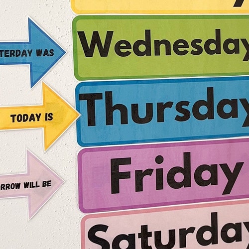 Days of the Week Printable Learning the Seven Days of the - Etsy