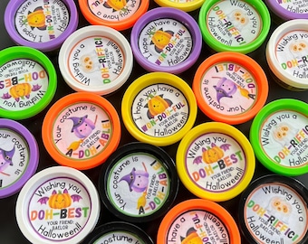 Instant BOO Happiest Halloween Playdoh Favor/treat Cards Digital ...