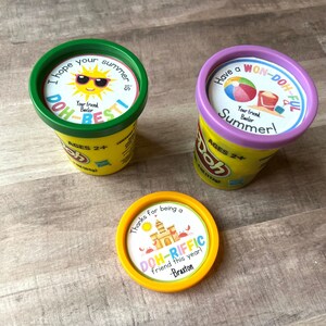 Personalized Last Day of School Play-doh Tag, Play Dough Class Gift ...