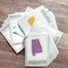 U.S. States, Printable Flashcards. United States, State Cards, U.S ...
