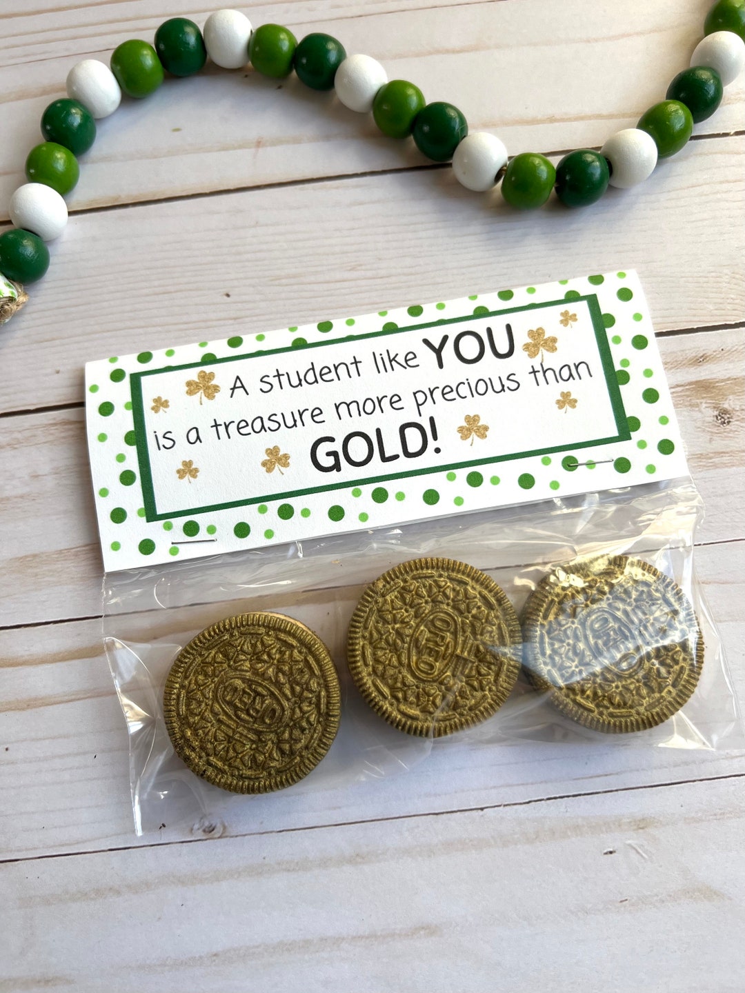 Teacher St. Patrick's Day Gift Label, Student St. Patrick's Day Class ...