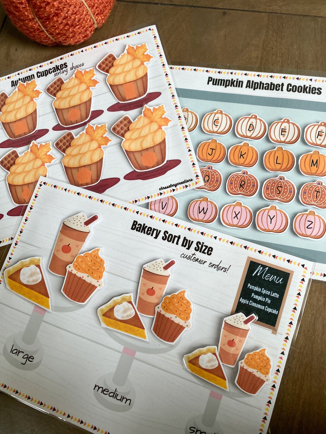 Fall Busy Book, Autumn Busy Binder, Thanksgiving Learning Activities ...