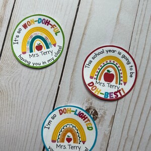 Personalized Back to School Play-doh Tag, Play Dough Class Gift Label ...