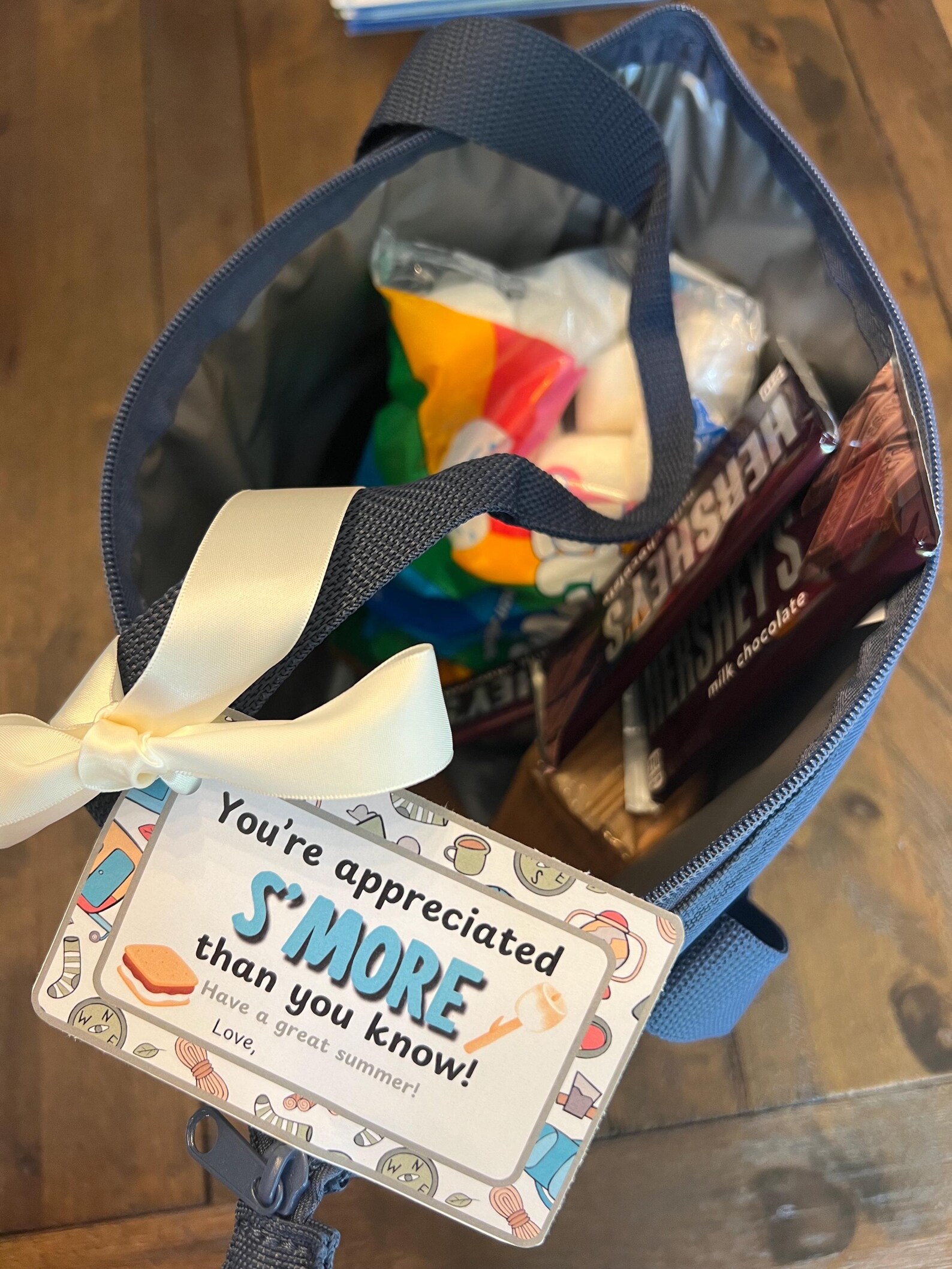 Teacher Staff Appreciation Tag, S'mores Appreciation, End of School ...