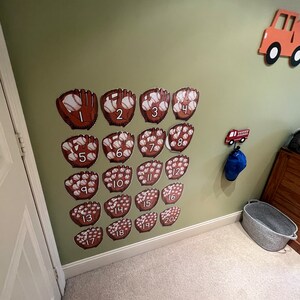 Baseball Numbers Wall Decor, Baseball Theme Number Wall, Classroom ...