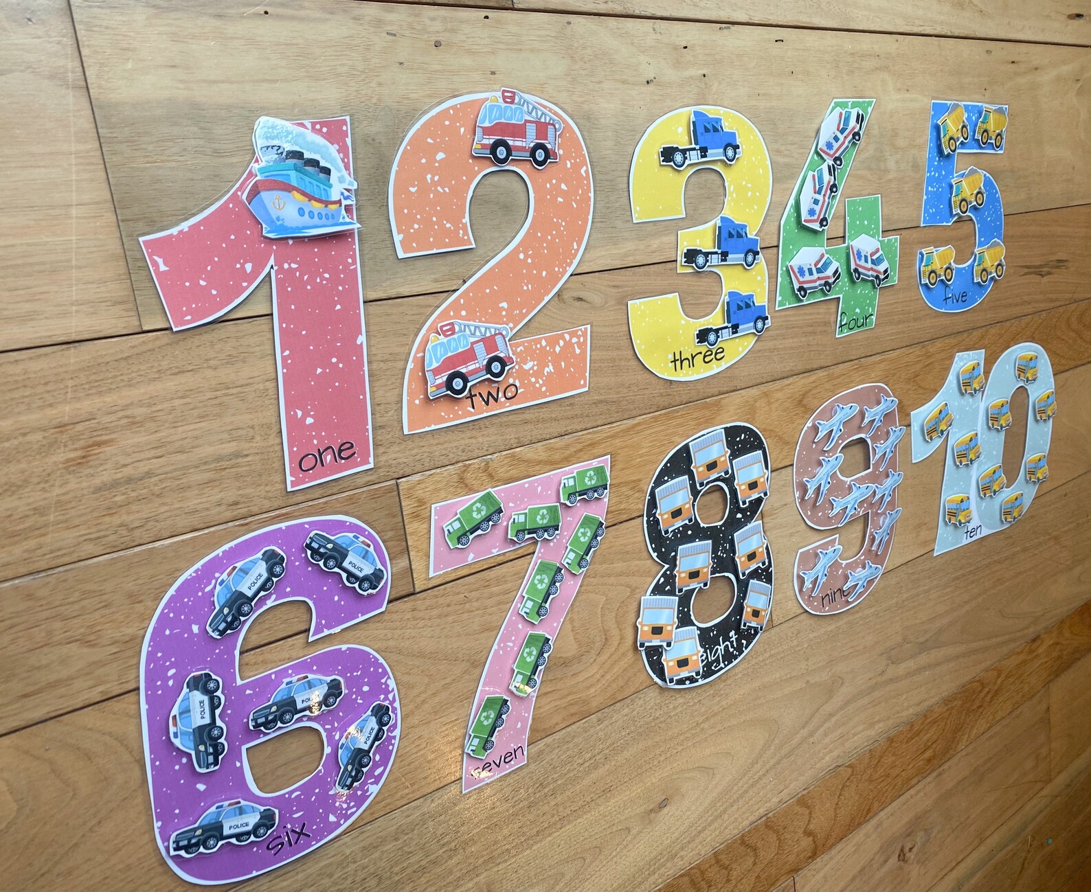 Number Velcro Activity Number Wall Classroom Number Matching - Etsy