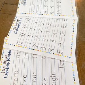 Preschool Tracing Bundle, Tracing Numbers, Alphabet Tracing, Color ...