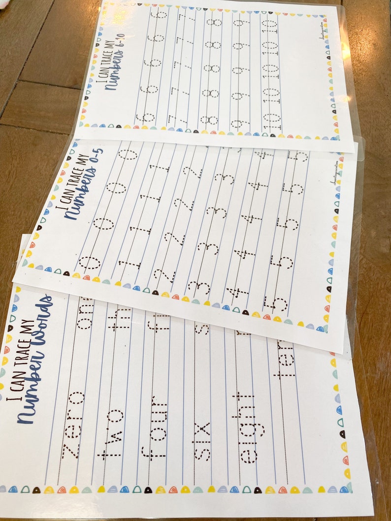 Preschool Tracing Bundle Tracing Numbers Alphabet Tracing - Etsy