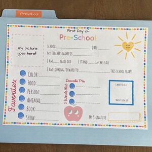 Personalized School Year Memory Tote, Customized Preschool- 12th Grade ...