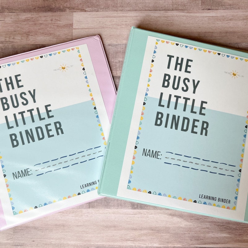 Preschool Learning Binder - Etsy