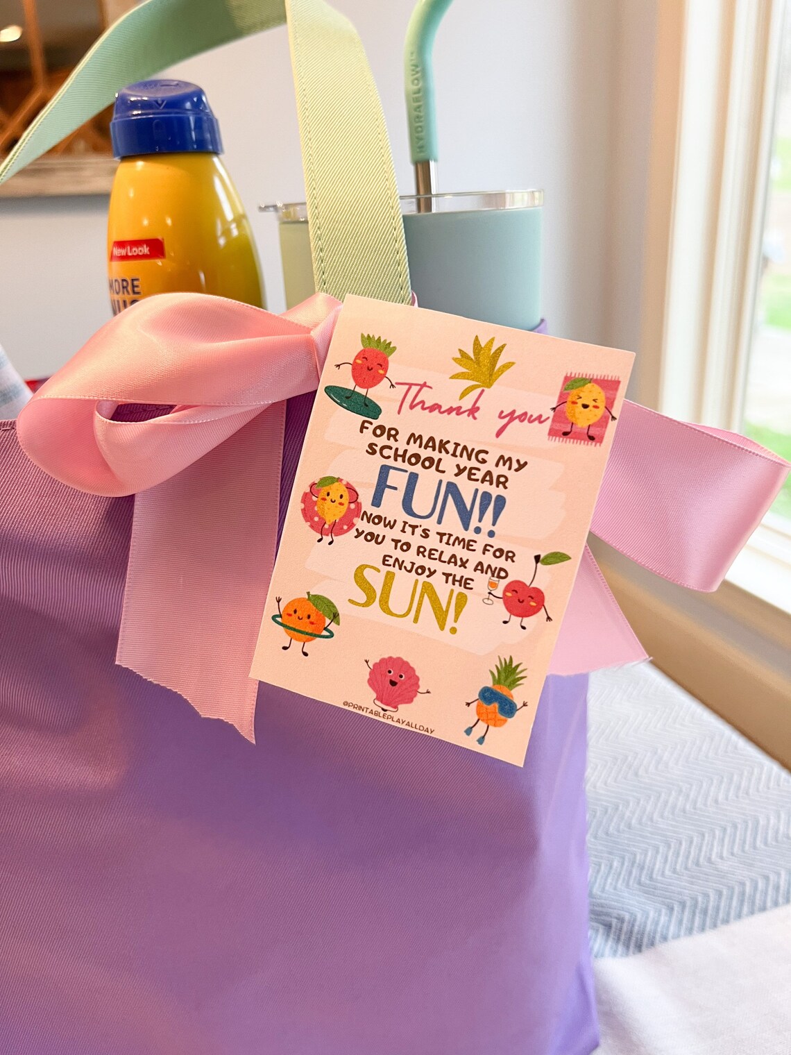 End of Year Thank You Gift Tag Preschool Teacher Gift Tag - Etsy